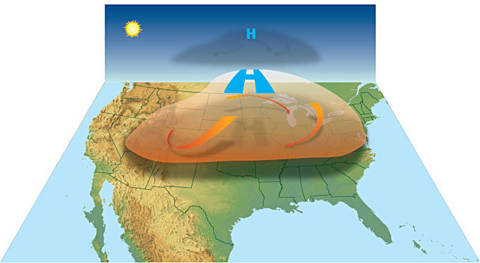 The phenomenon of extreme heat in Mexico is known as Heat Dome and can ...