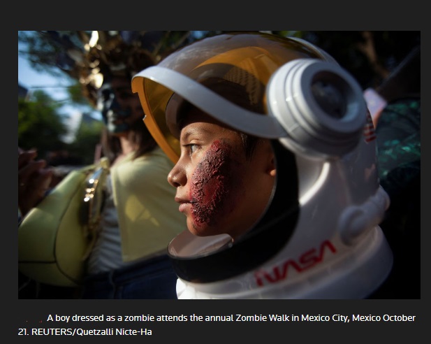 This is the Zombie Walk in Mexico City (PHOTOS)