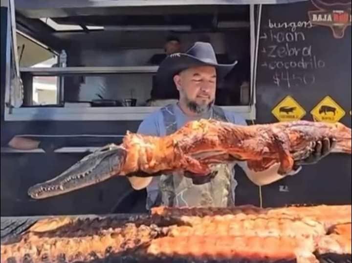 Roasted crocodile: the new exotic dish you can only taste in Tamaulipas