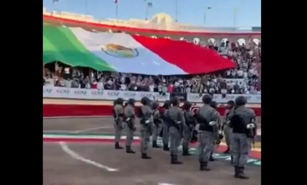 Thousands chant “Fuera Morena” at the Irapuato bullring during ...