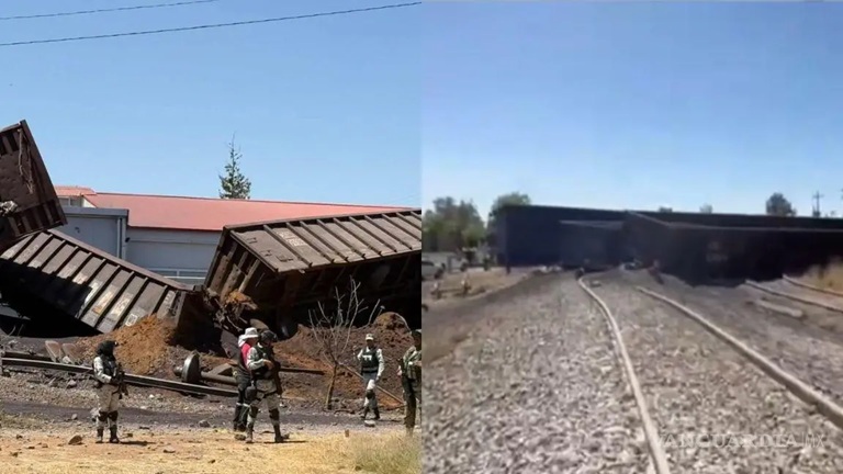 Ferromex train derails in Aguascalientes