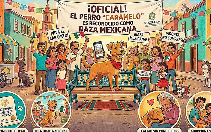 Caramelo Mexico stray dog is now recognized as a new breed